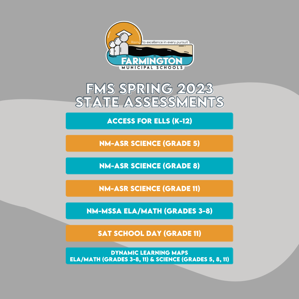 Upcoming FMS State Assessments | FMS Parent Portal